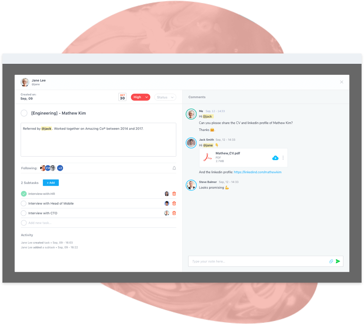 Project Management for HR Departments - Winio
